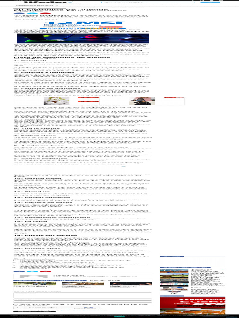 20 Ejemplos de Juegos Modificados Muy Divertidos - Lifeder | PDF ...