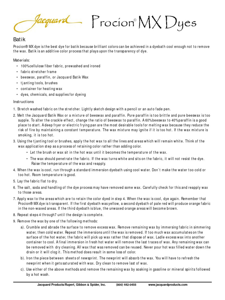 PMX Batik | PDF | Dye | Textiles