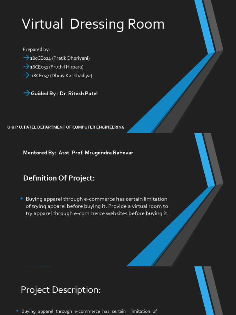 Virtual Dressing Room | PDF | Graphical User Interfaces | Computer ...