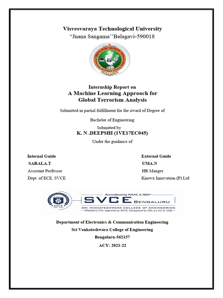 Global Terriosm Report | PDF | Systems Engineering | Systems Science