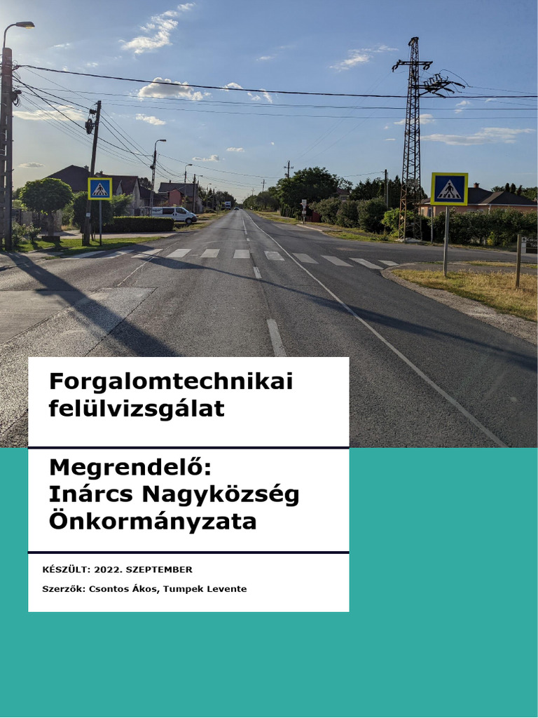 Inárcs - Forgalmi Felülvizsgálat | PDF