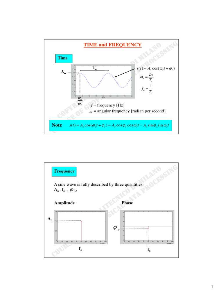2 Signals | PDF | Phase (Waves) | Mechanics