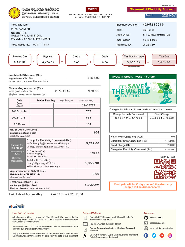 e Bill | PDF | Payments | Economies