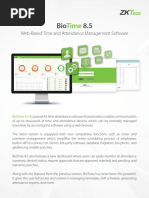 BioTime 9.5 Introduction | PDF | Application Software | Mobile App