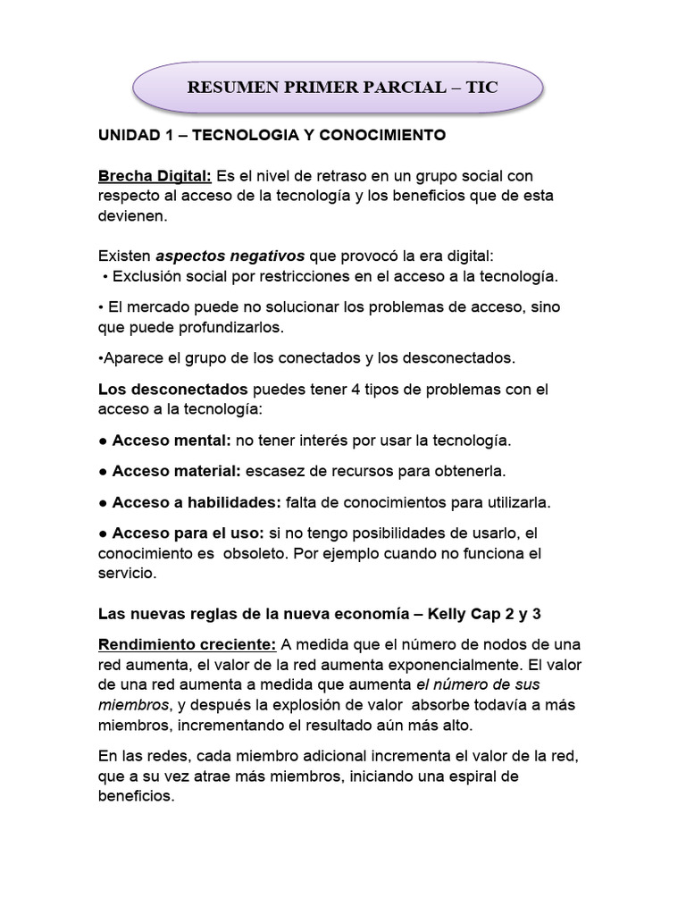 Resumen Primer Parcial - Tic 2023 | PDF | Cookie HTTP | Protocolos de internet