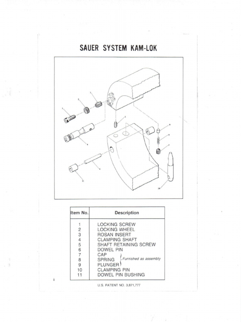 Kam Lok Exploded Diagram | PDF