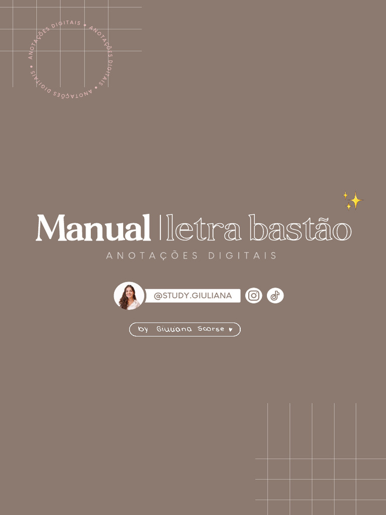Apostila-letra-bastão-@studygiuliana | PDF | Caixa alta e caixa baixa ...