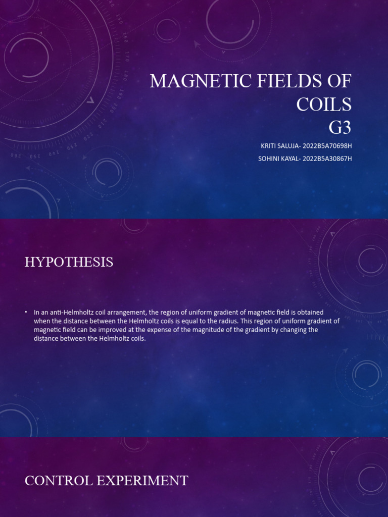 Magnetic Fields of Coils-1 | PDF