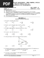 Class 10 Trigonometry Important Questions | PDF | Trigonometry ...