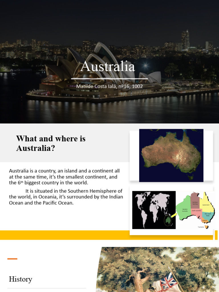 Overview of Australia: Geography & Facts | PDF | Australia | Australia ...