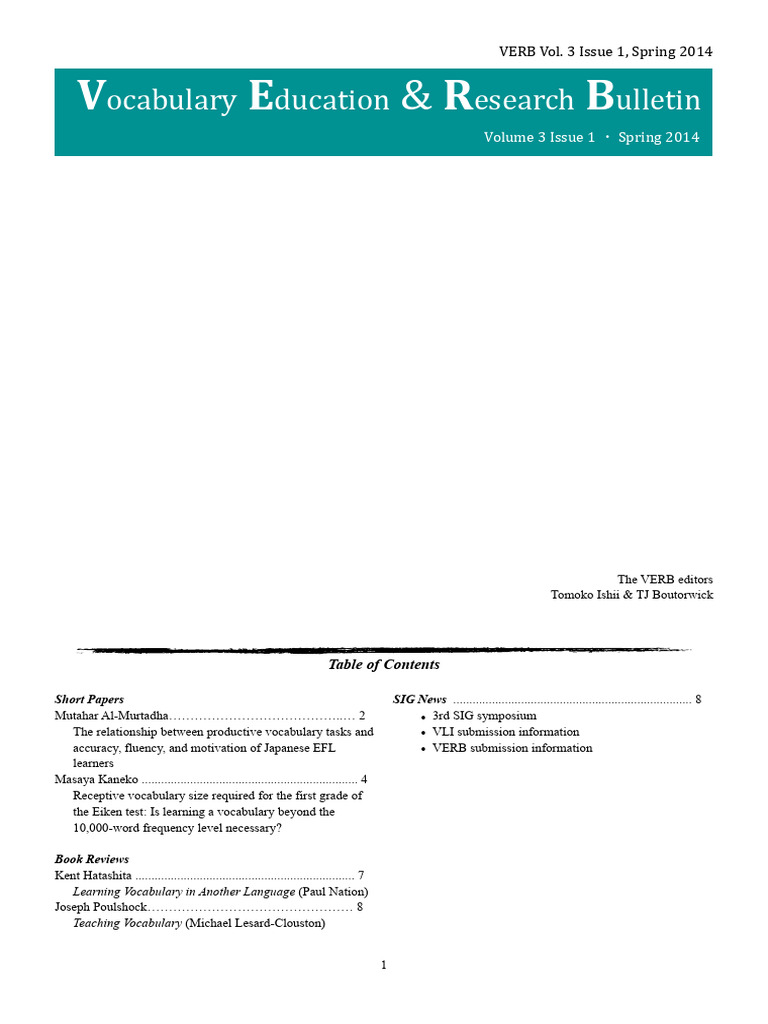 Book Review Learning Vocabulary in Anoth | PDF | Vocabulary | Fluency