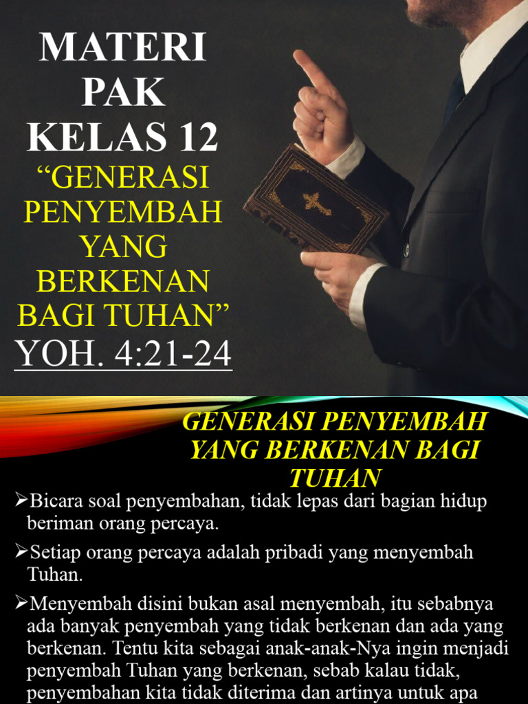 Penyembahan Berkenan: Yohanes 4:21-24 | PDF | Agama & Spiritualitas