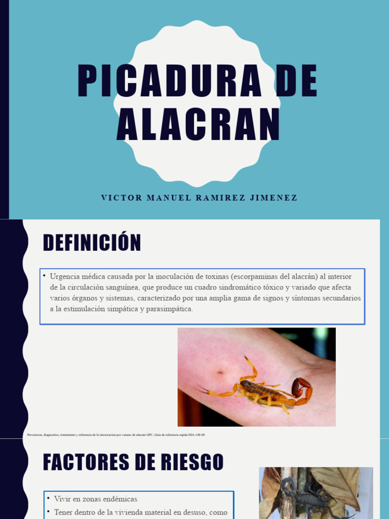 ALACRANISMO | PDF | Especialidades Medicas | Medicina CLINICA