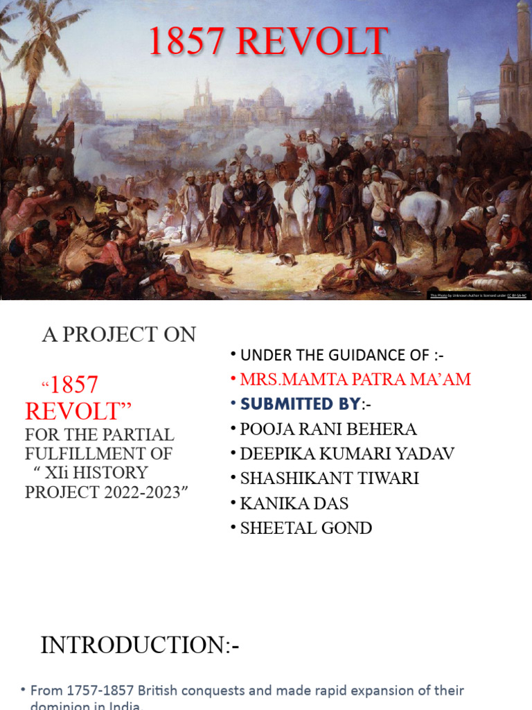 1857 Revolt | PDF | British Raj | Indian Rebellion Of 1857