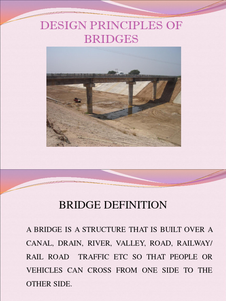 Design Principles of Bridges | PDF | Bridge | Structural Load