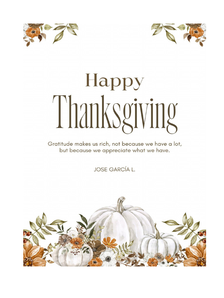 Thanksgiving | PDF | Thanksgiving | Native Americans In The United States