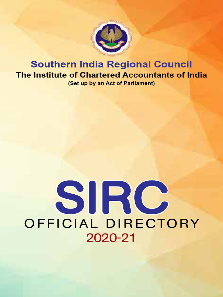 SIRC Official Directory 2020-21 | PDF | Accounting | Bankruptcy