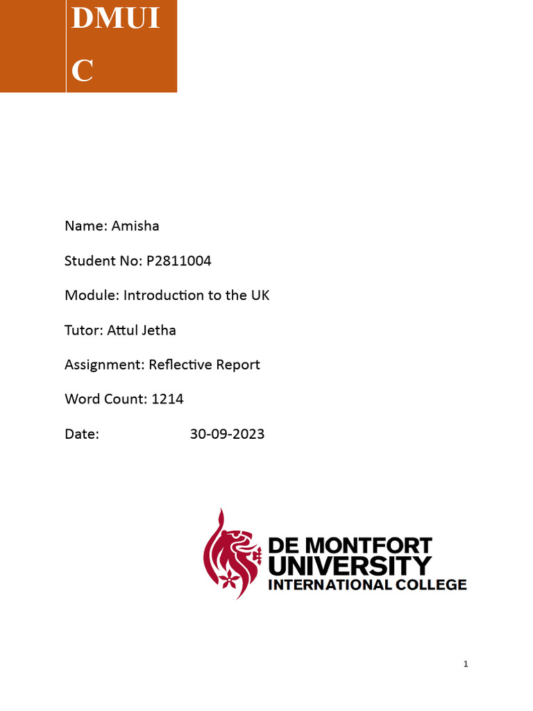 Amisha Reflective Report | PDF | Learning | Critical Thinking Amisha Reflective Report | PDF | Learning | Critical Thinking