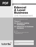 Edexcel A Level Business Equations | PDF | Output (Economics) | Revenue