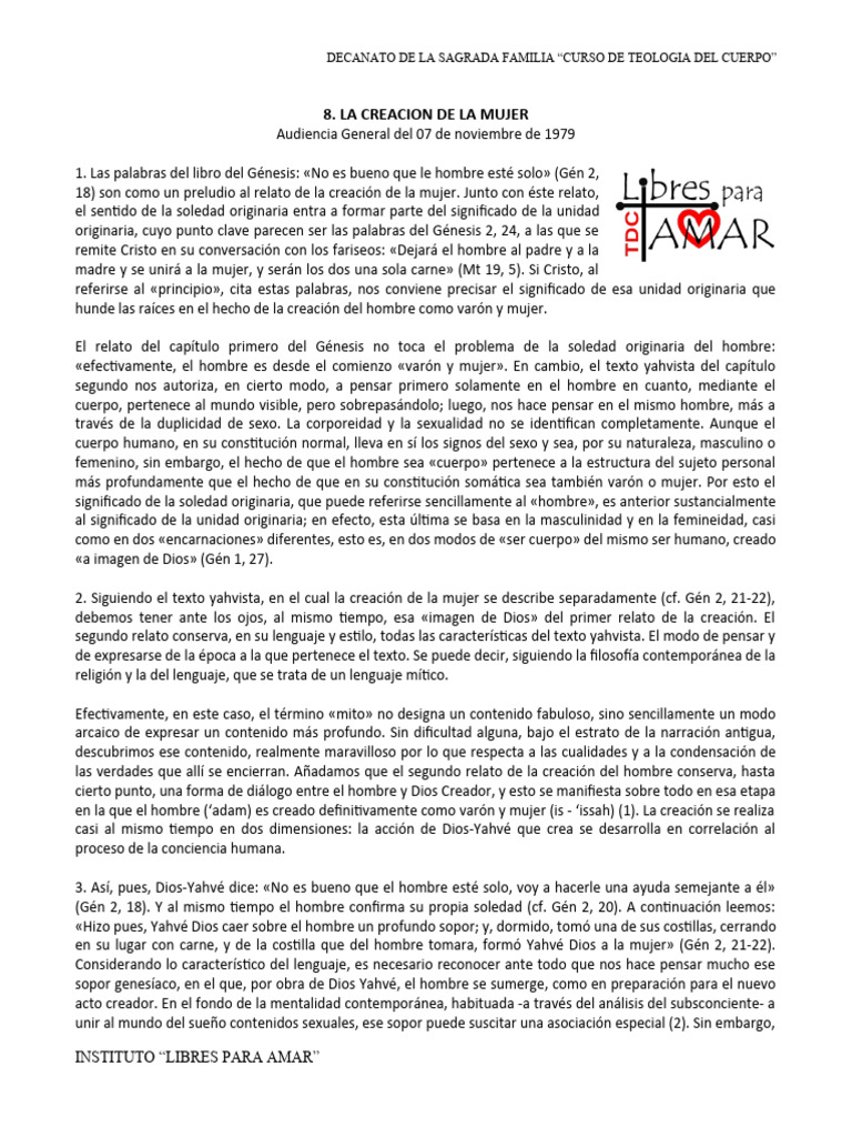 Sesión 4, CAT 8,9 y 10-Curso de TDC | PDF | Imagen de dios | eucaristía