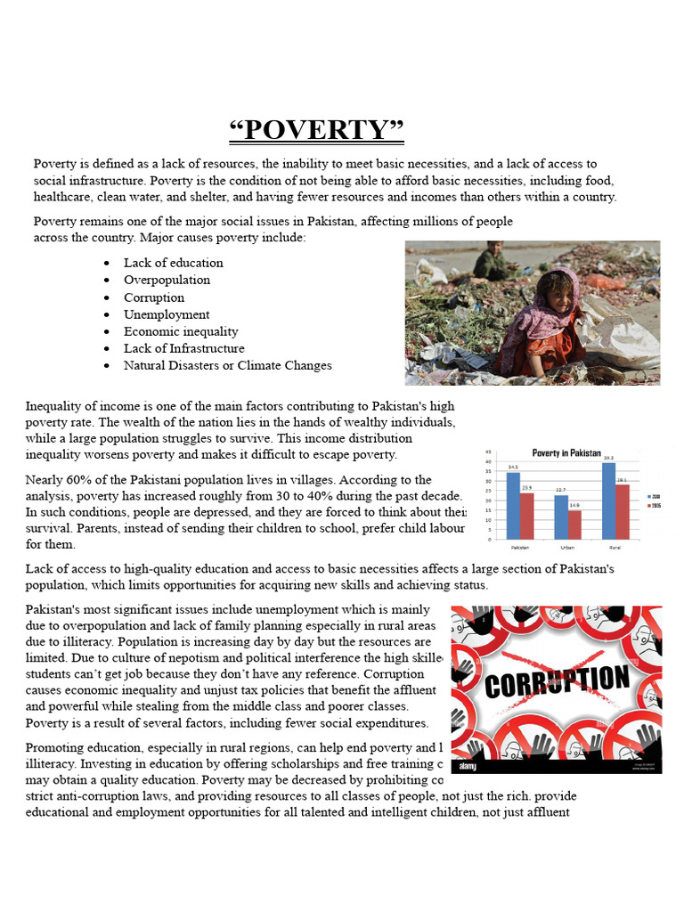 Syeda Minahil Zaidi Assignment 1 Sociology | PDF | Poverty | Poverty ...