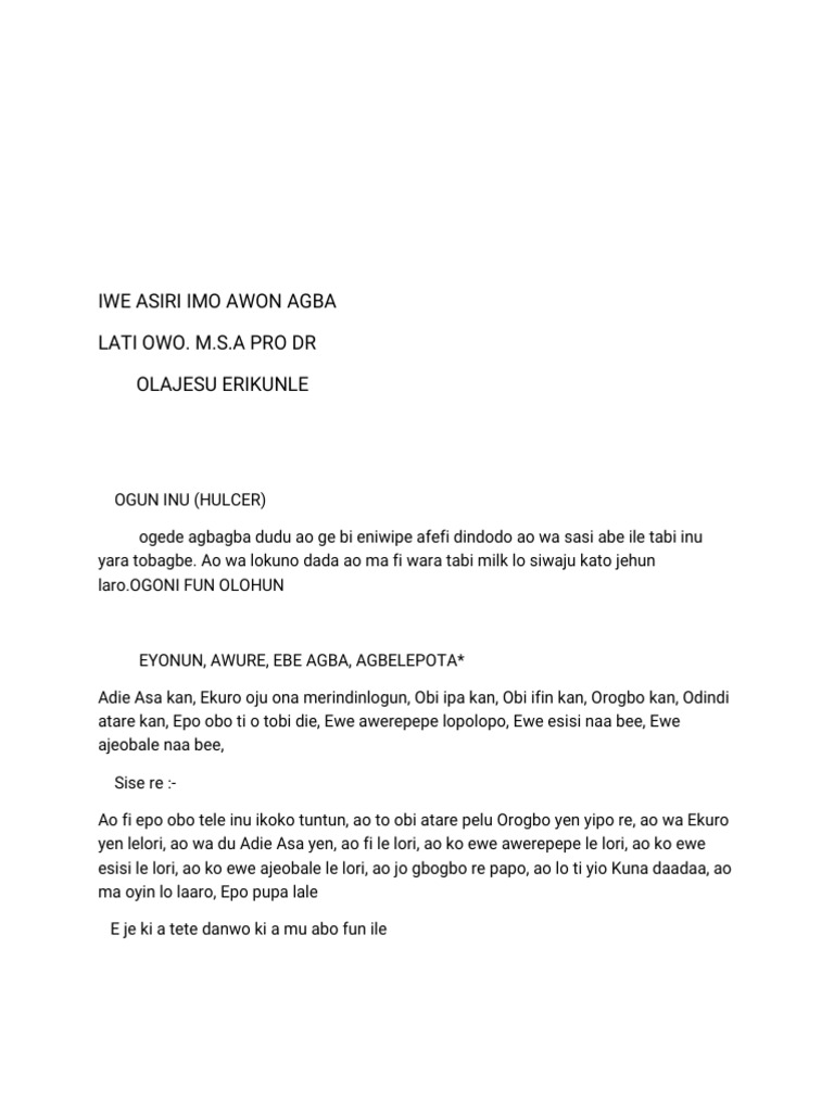 Iwe Asiri Agbara 1 Pdf