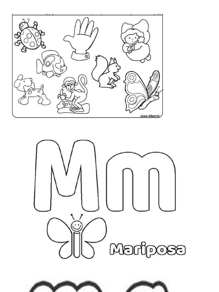 Actividades Letra M | PDF