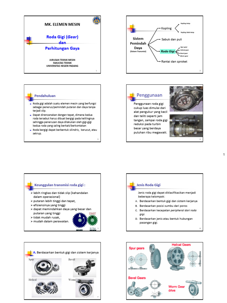 Perencanaan Roda Gigi | PDF
