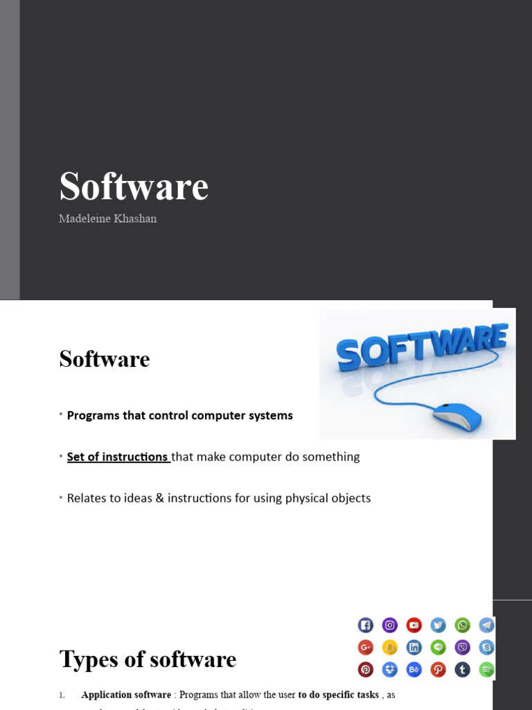 Chapter 1 Software | Download Free PDF | Software | Application Software