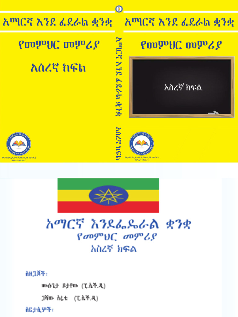 6.1. Amharic Grade 10 Teacher Guide Final Version | PDF
