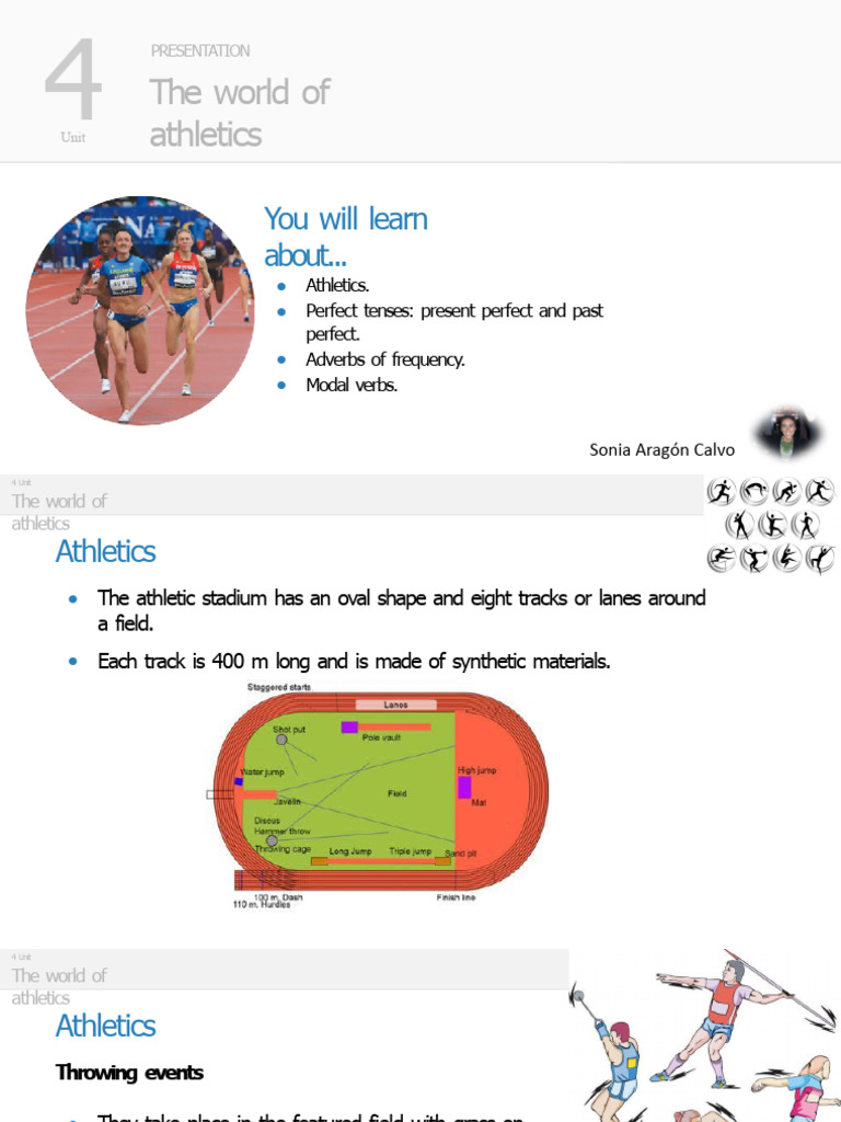 The World of Athletics | PDF | Track And Field | Verb
