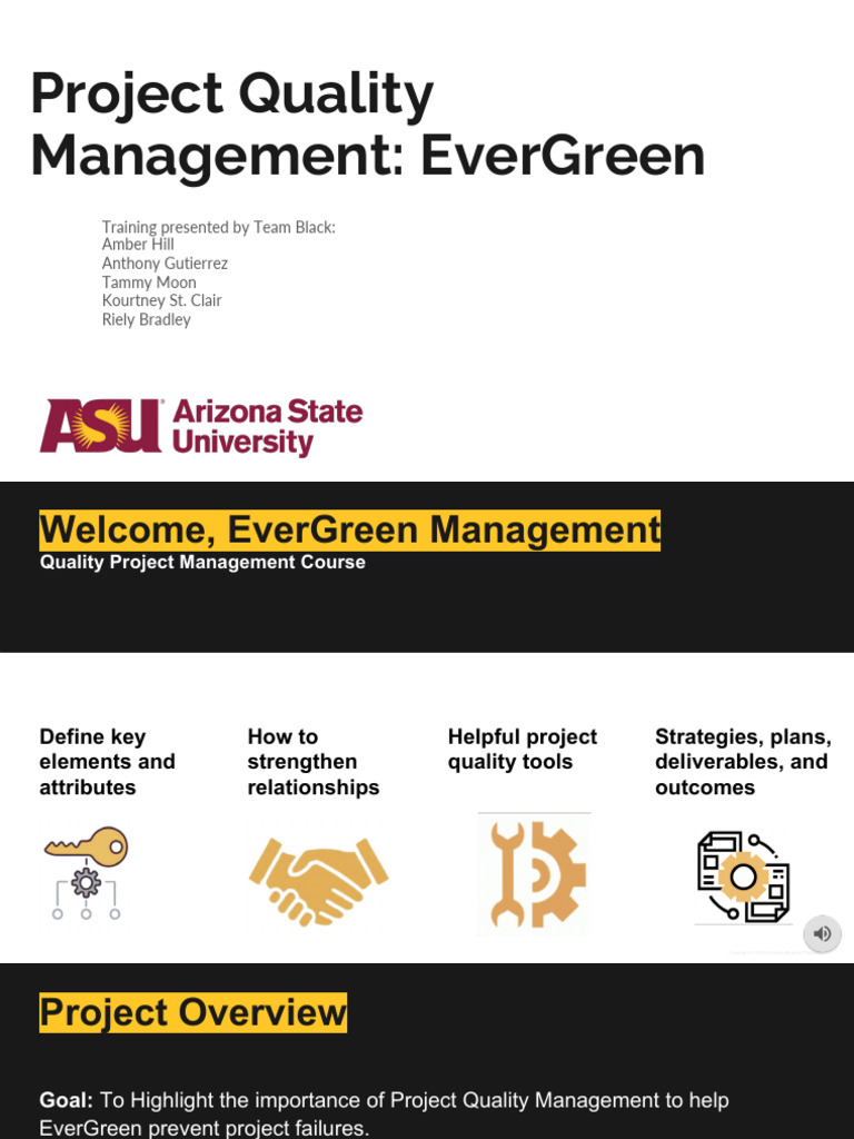 PMG 422 Team Presentation | PDF | Quality Management | Project Management