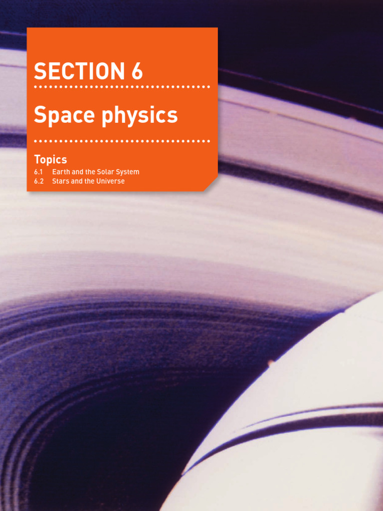 Cambridge IGCSE (TM) Physics 4th Edition Space Physics | PDF | Solar System | Planets