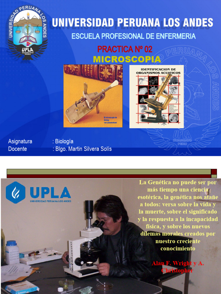 2da. Practica - Micros | PDF | Microscopio | Microscopio electrónico