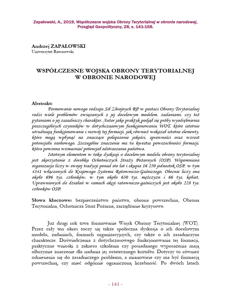 XXVIII 08 Zapalowski | PDF