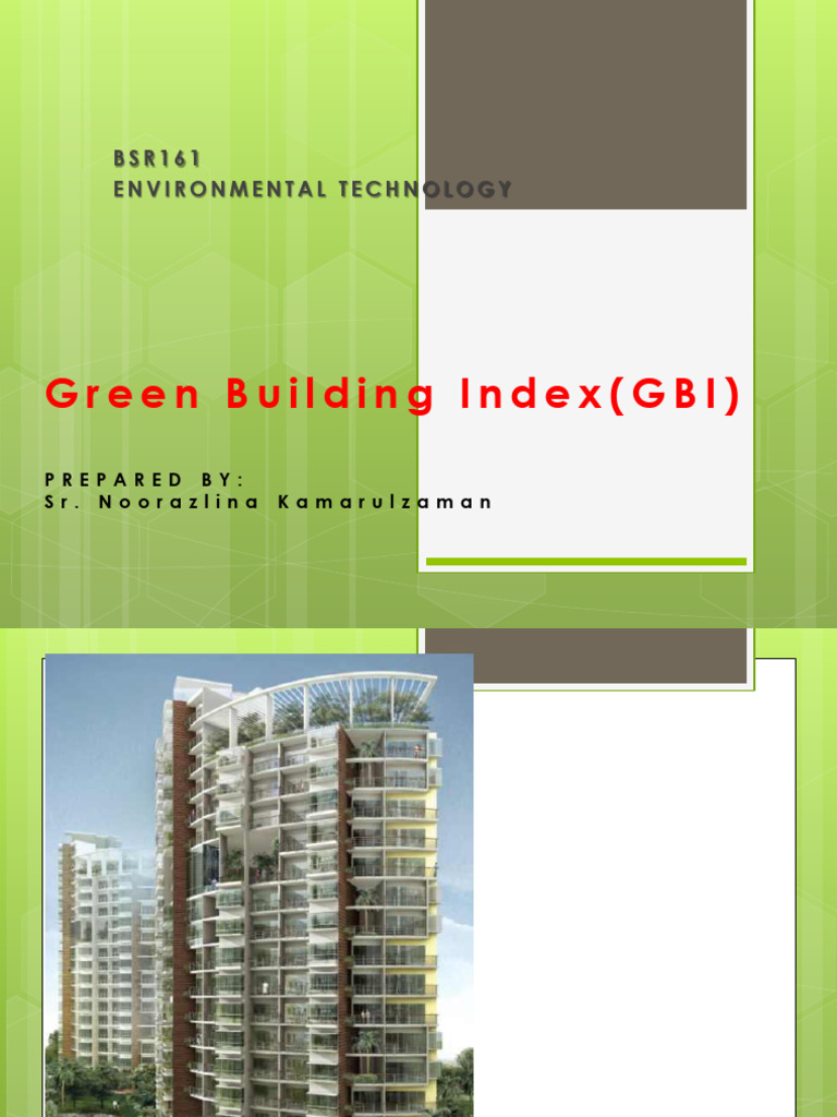 Lecture 4 - Gbi | PDF | Green Building | Volatile Organic Compound