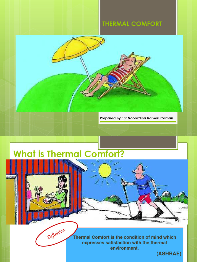Lecture 5 - Thermal Comfort | PDF | Humidity | Heat Transfer