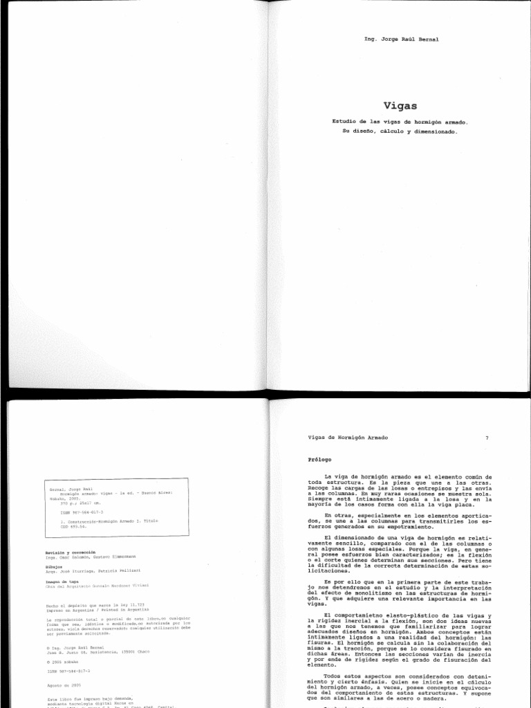 Vigas Jorge Raul Bernal | PDF