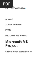 Cours MSPROJECT | PDF | Planification | Microsoft