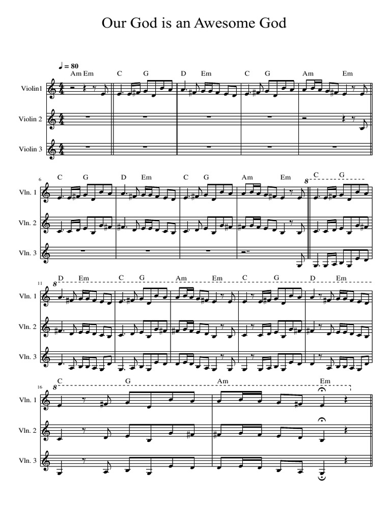 Awesome God Sheet Music Collection | PDF | Songs Written
