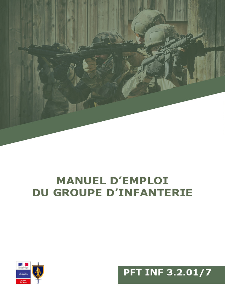 PFT Inf 3.2.01-7 - Manuel D Emploi Du Groupe Inf - Cne Clt-3 | Download Free PDF | Infanterie ...