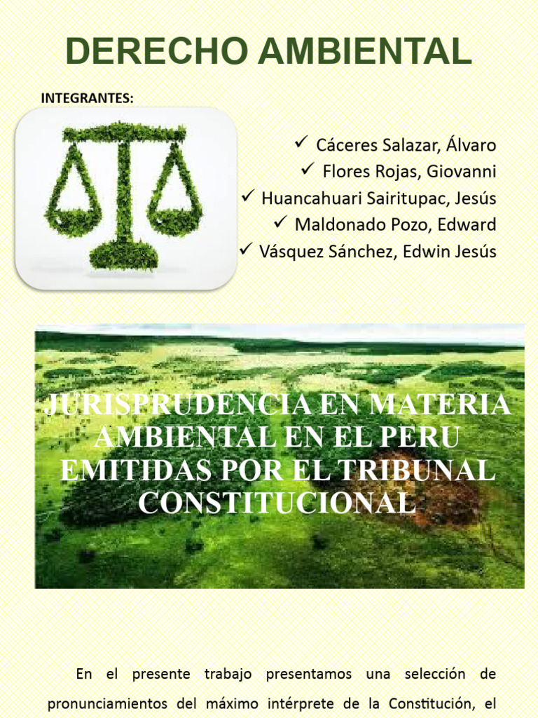Derecho Ambiental | PDF | Entorno natural | Agua