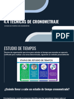 Metodología Del Estudio de Tiempos Con Cronometro | PDF
