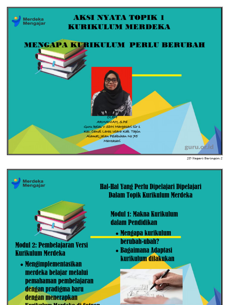 Aksi Nyata Merdeka Mengajar | PDF
