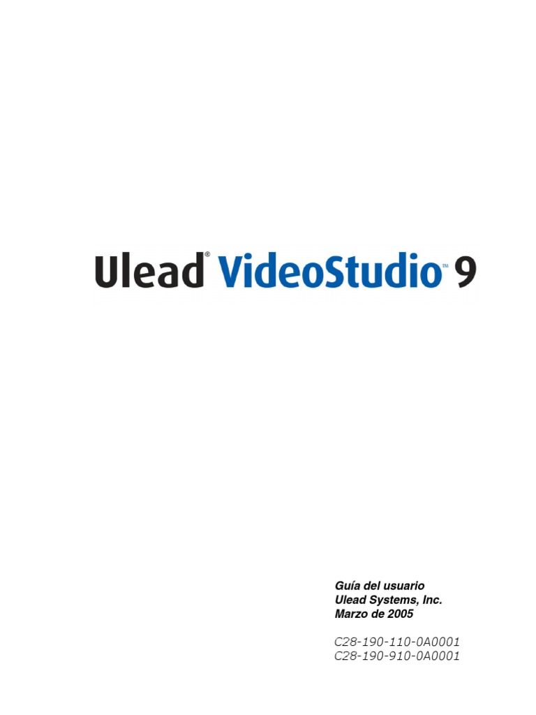 Manual Ulead Videostudio 9 Español | PDF | Point and Click | Ventana ...