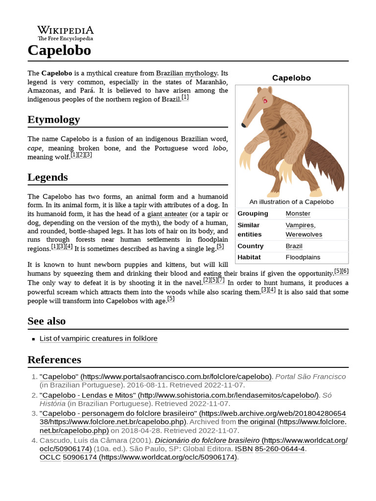 Cape Lobo | PDF | Mythology | Supernatural Legends
