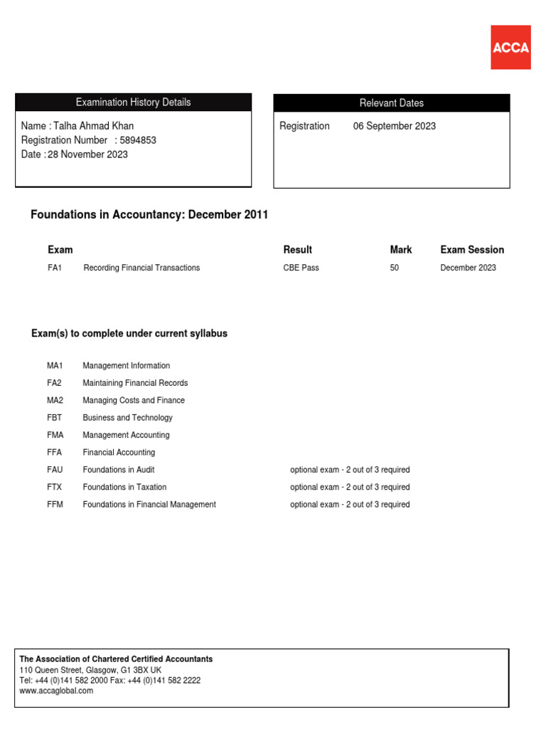 Exam History Transcript 6313255804282582572 | PDF