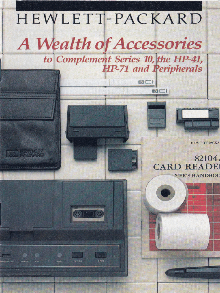 HP Calculator Accessories Guide | PDF | Computer Engineering | Office ...