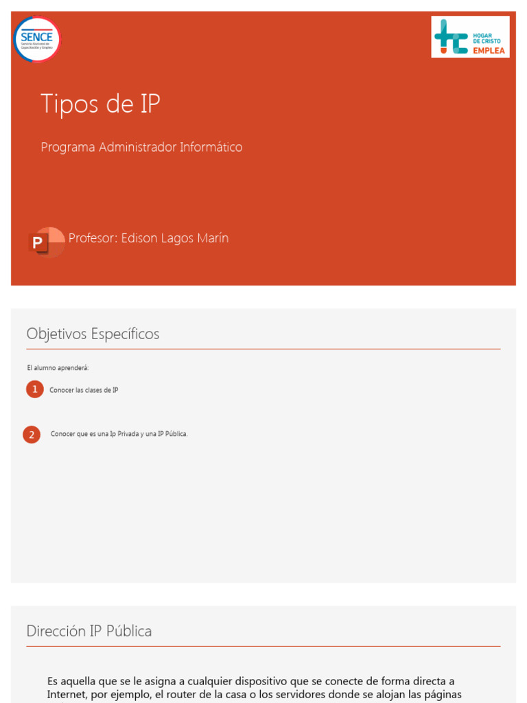 Tipos de IP | PDF | Dirección IP | Protocolos de internet