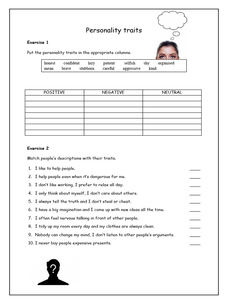 Personality Traits | PDF